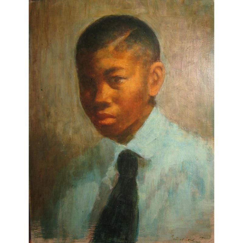 Ernest Crichlow | Portrait of Buddy (1953) | MutualArt