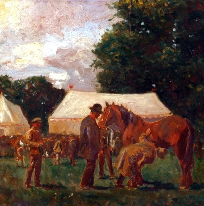 Geoffrey Mortimer | The Horse Fair | MutualArt