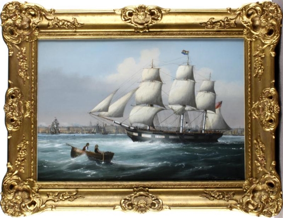 Michael Matthews | 19th Century Shipping off a Port | MutualArt