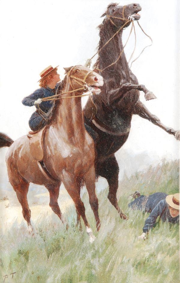 Percy Tarrant | Thrown from the Horse | MutualArt