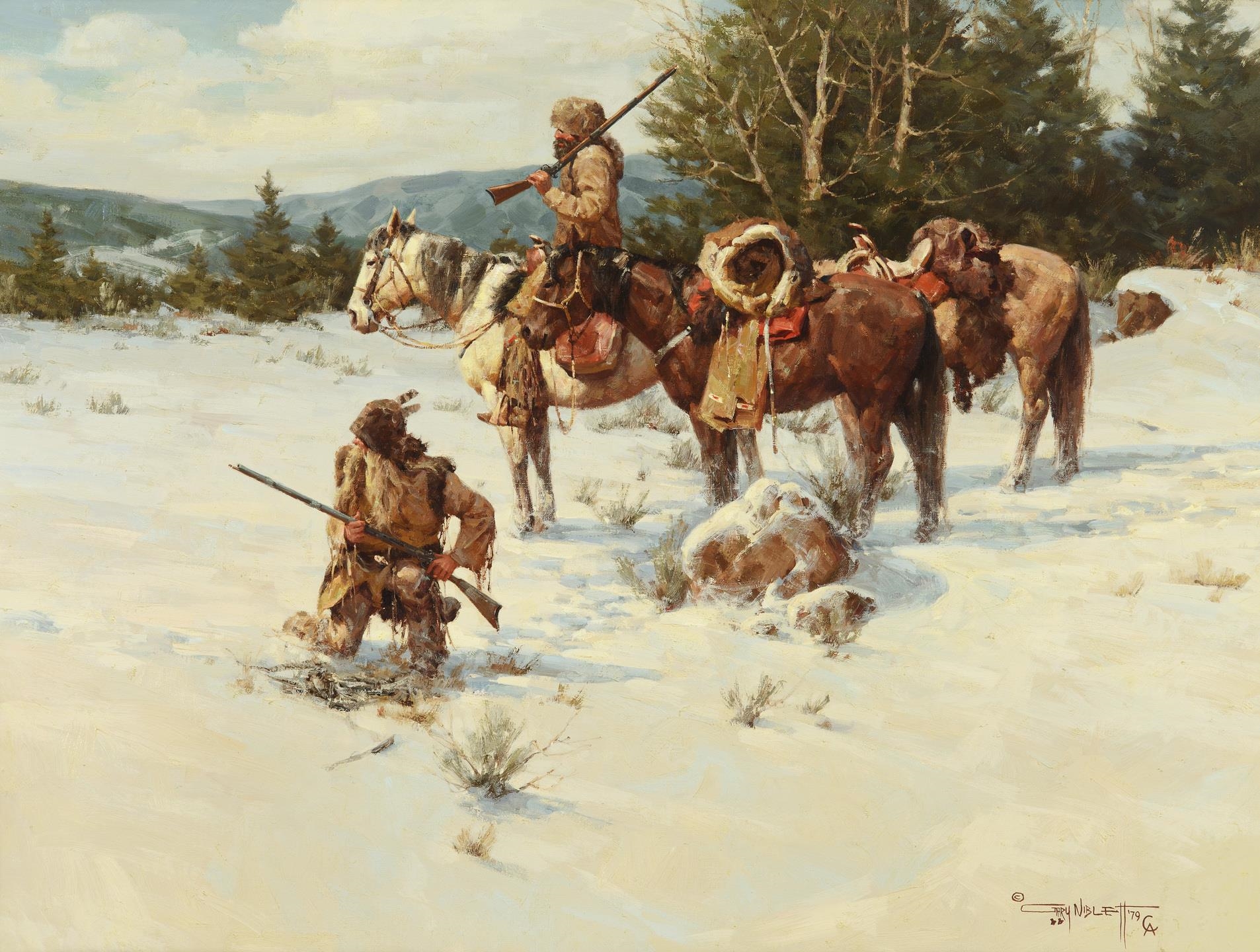 Gary Niblett | The Threat of Winter (1980) | MutualArt