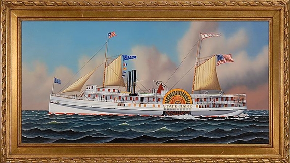 Jerome Howes | The American steamer State of Maine | MutualArt