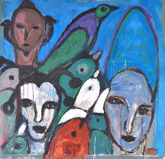 Stephen Langdon | Faces | MutualArt