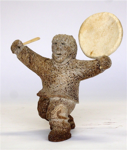 Unknown | INUIT DRUMMER | MutualArt