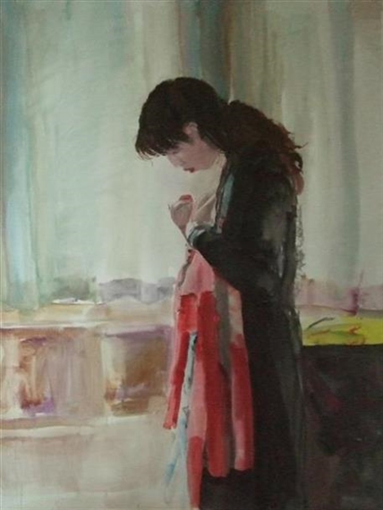 David Remfry | GIRL IN RED (1991) | MutualArt