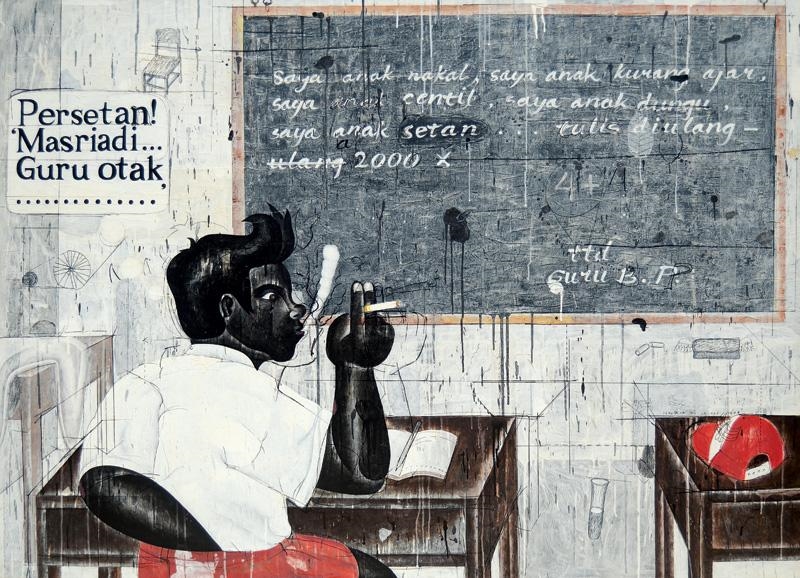 Nyoman Masriadi | Back to School (1999) | MutualArt
