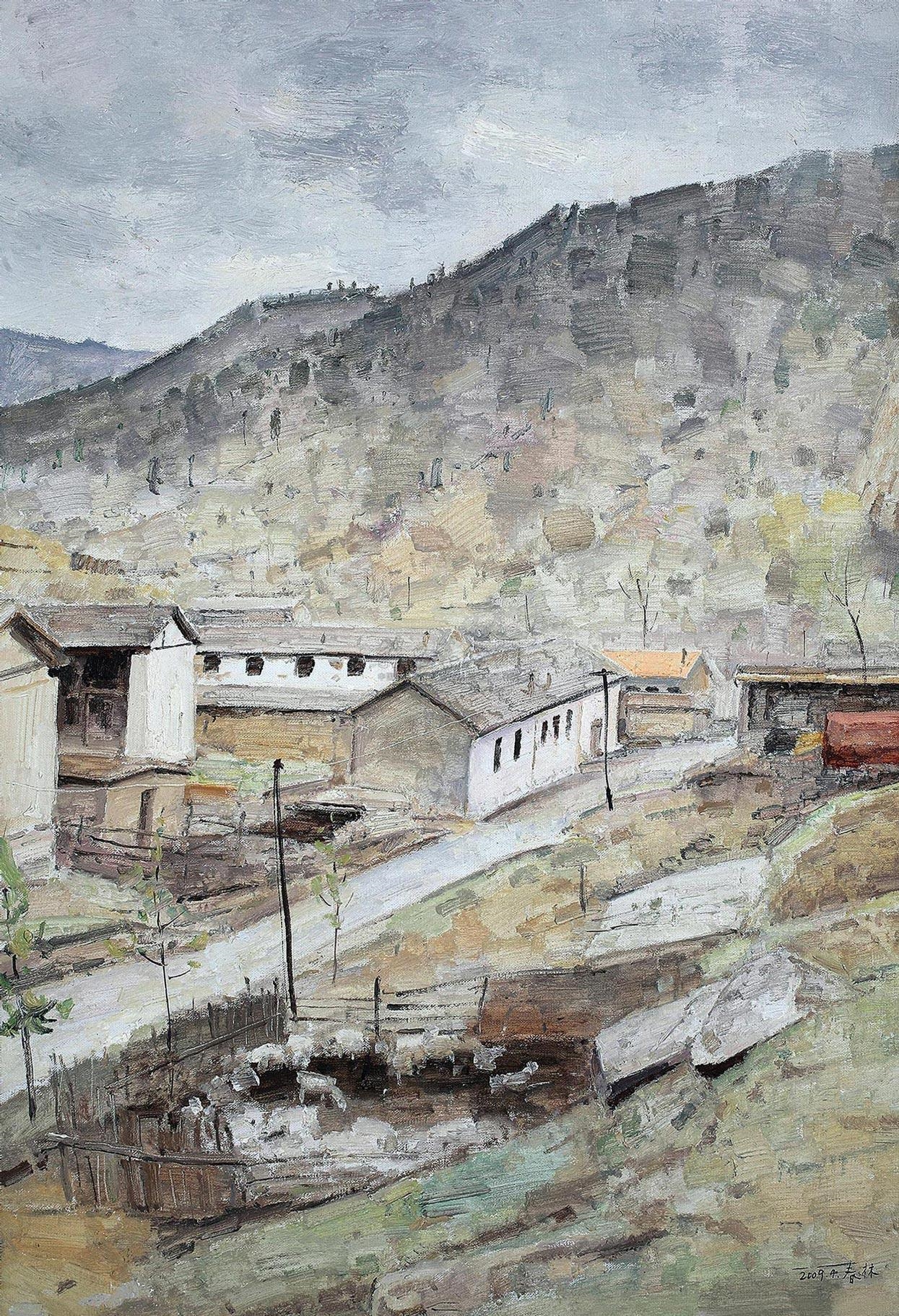 Zhu Chunlin | Suburb Village (2009) | MutualArt