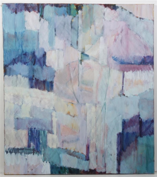Allen Wolf | A large abstract painting | MutualArt