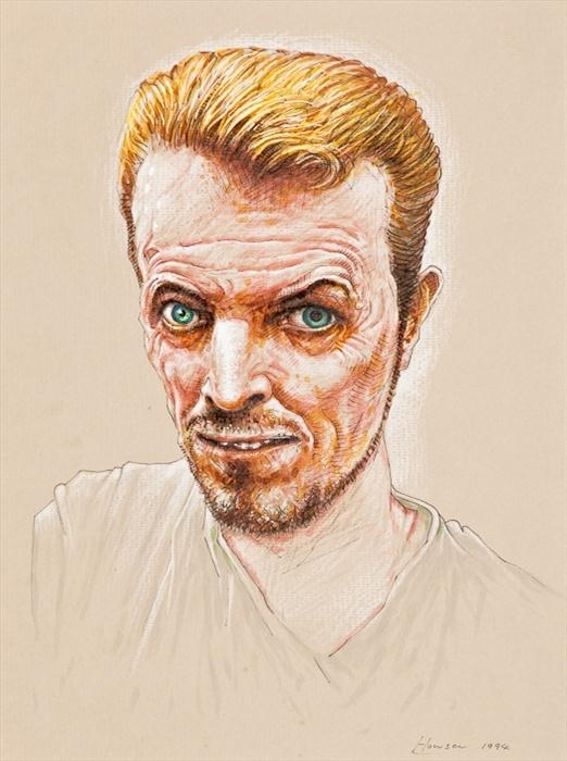 Peter Howson Obe | David Bowie - The Tenth And Last Drawing (1994 ...