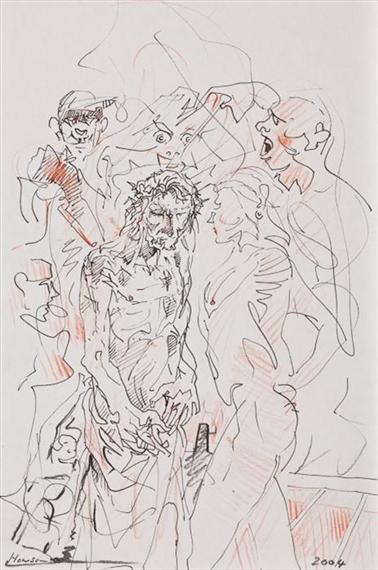 Peter Howson Obe | Jesus Mocked (2004) | MutualArt