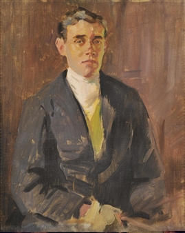 Augustus Edwin John | Portrait of John Ambler | MutualArt