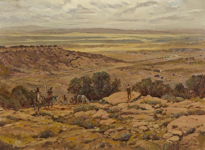 Reynold Brown | Indian hunting party | MutualArt