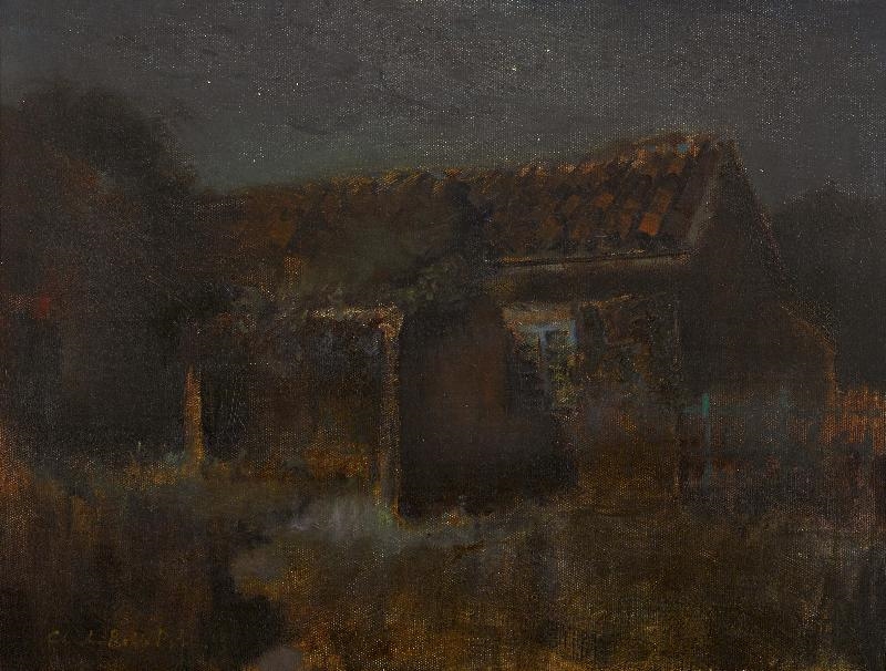 Charles Rollo Peters | Village Nocturne | MutualArt