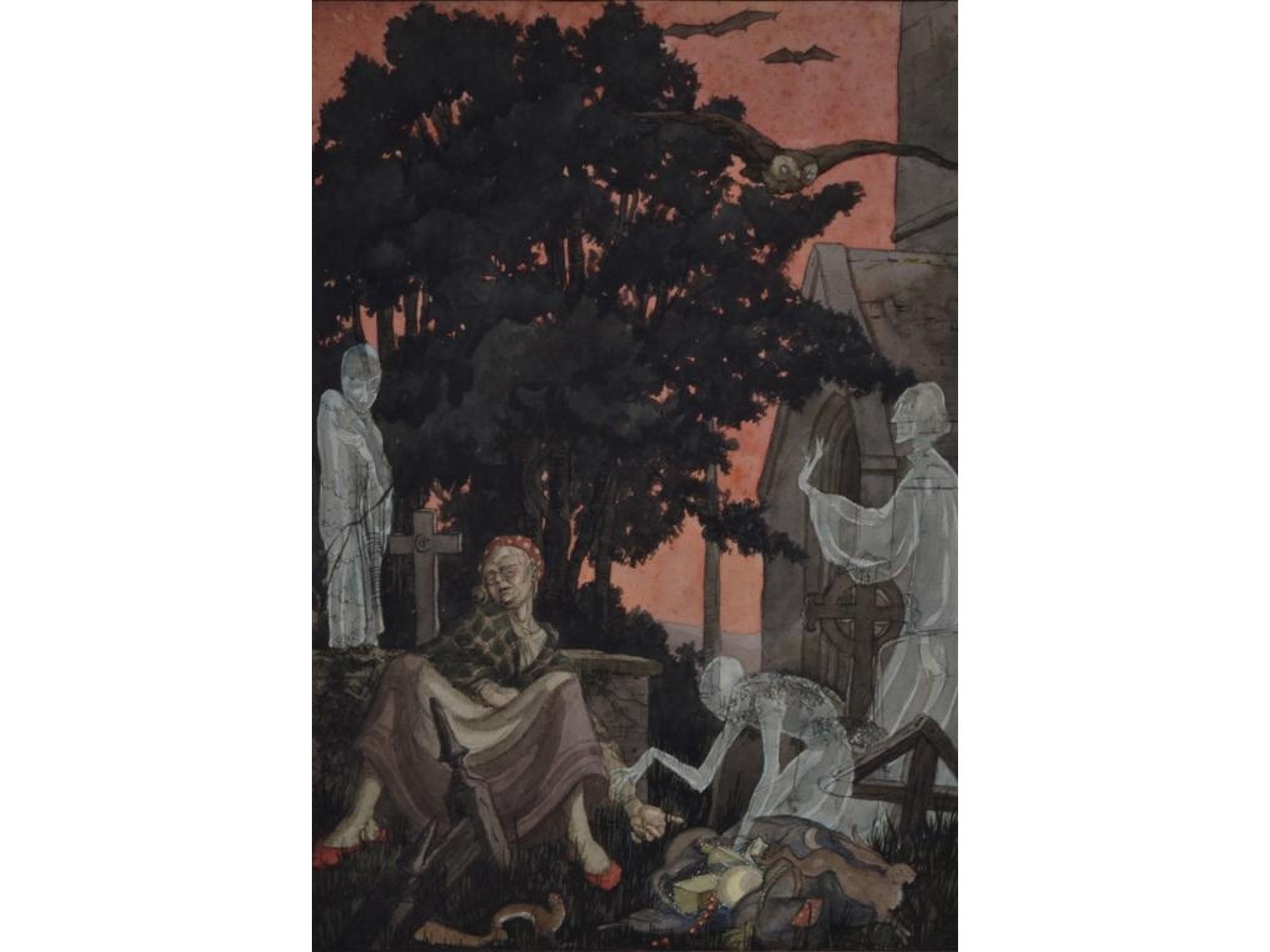 Primrose Harley | An IIlustration for The Witch a Poem by Walter De La ...