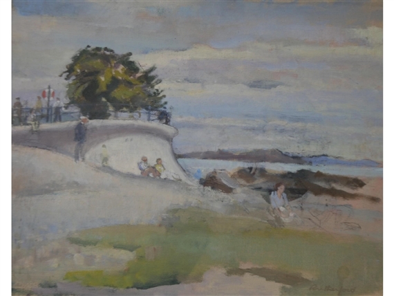 Harry Rutherford | Beach scene Grange over Sands | MutualArt