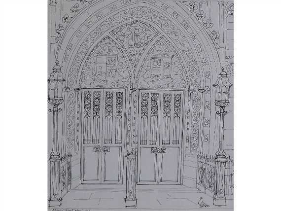 Albin Trowski | 4 works; The Fish Market; The Old Dissenters' Chapel in ...