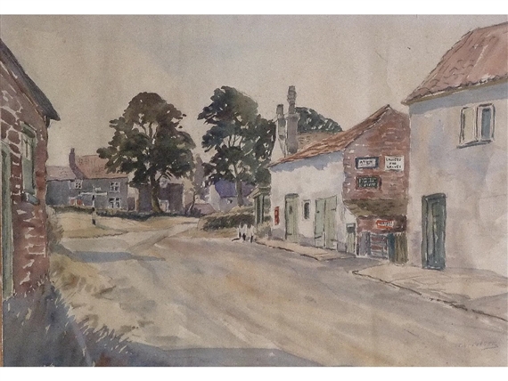 Arthur Bell Foster | Village Scene | MutualArt