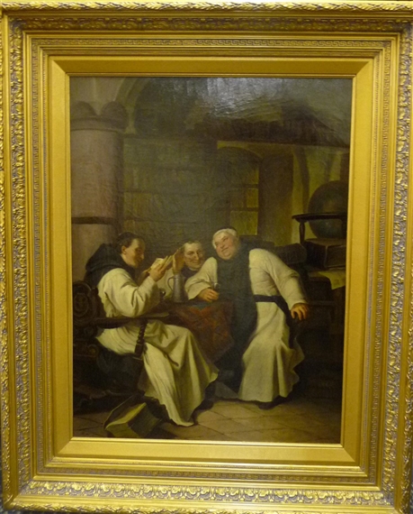 C. Graham | Monks Merrymaking in a Library | MutualArt