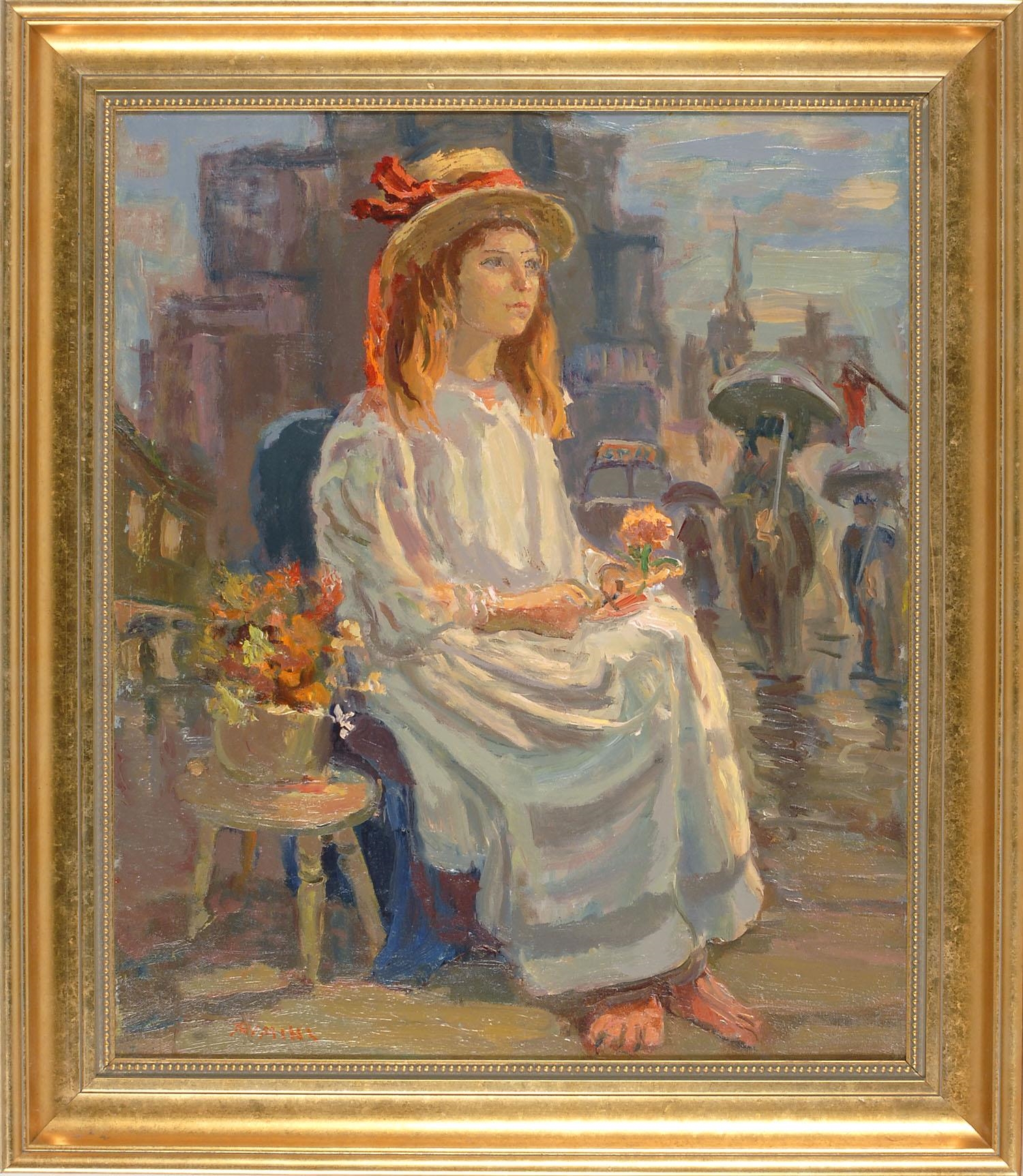 Joseph Rimini | North Shore street scene | MutualArt