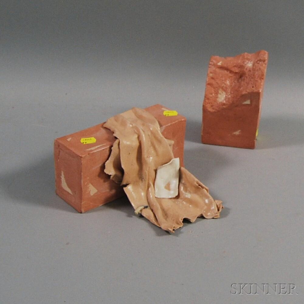 Mags Harries | Sidewalk Study with Bricks (1975) | MutualArt