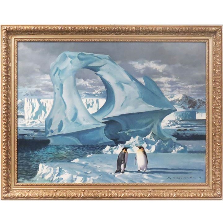 Keith Shackleton | ANTARCTIC PENGUINS (1970) | MutualArt