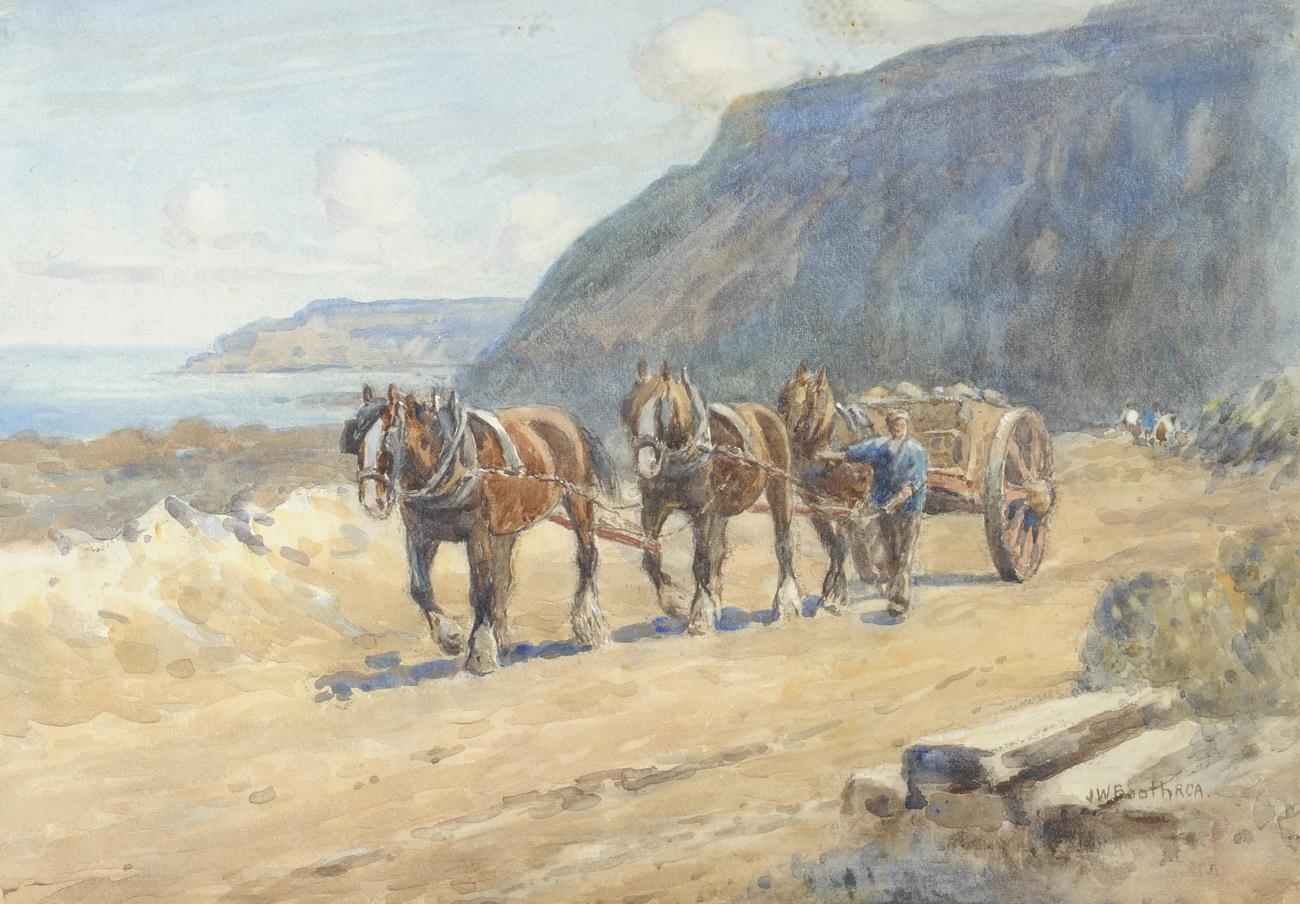 James William Booth | Port Mulgrave Nr Hinderwell (1924) | MutualArt