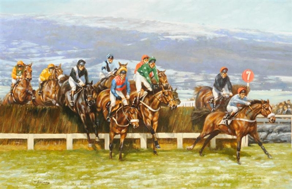 Graham Ison | Cheltenham Gold Cup, 19th March 1987 | MutualArt