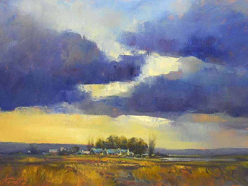 Ignatius Marx | Storm over Farmhouse | MutualArt