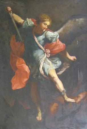 Guido Reni | THE ARCHANGEL SAINT MICHAEL | MutualArt