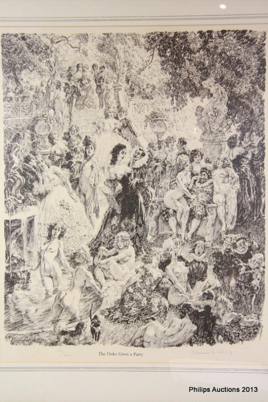 Norman Lindsay | The Duke gives a Party | MutualArt