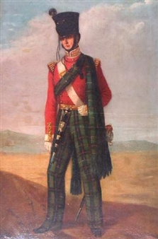 British School, 19thCentury | Portrait of an officer | MutualArt