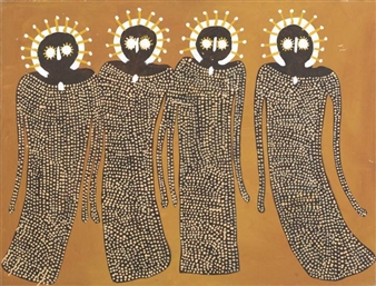 Jack Dale | Wandjinas - Minjil Ridi | MutualArt