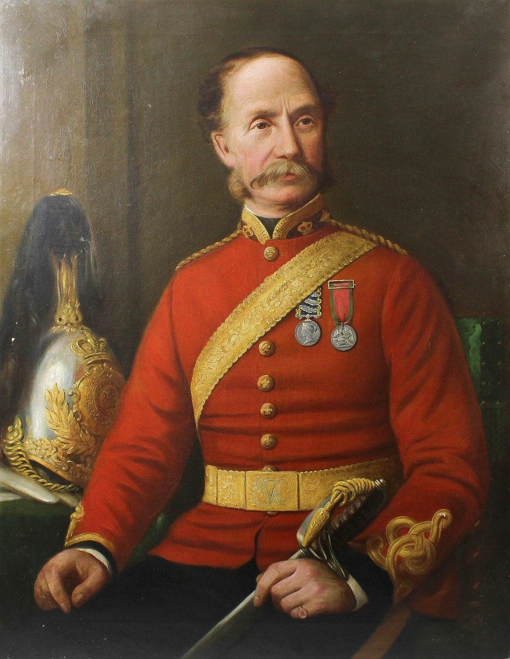 G. Turner | portrait of Lt. Colonel George Campbell (1876) | MutualArt