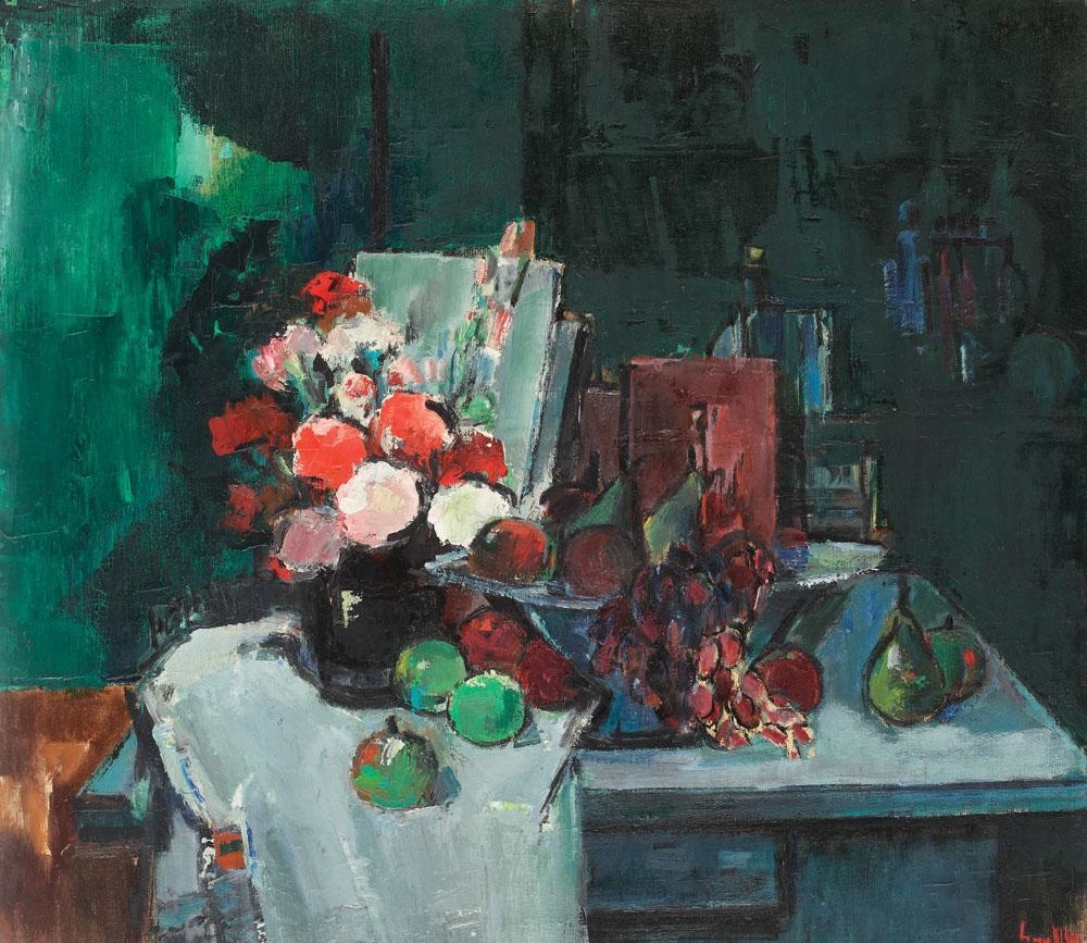 George Leslie Hunter | Still Life with Flowers and Fruit (1981) | MutualArt