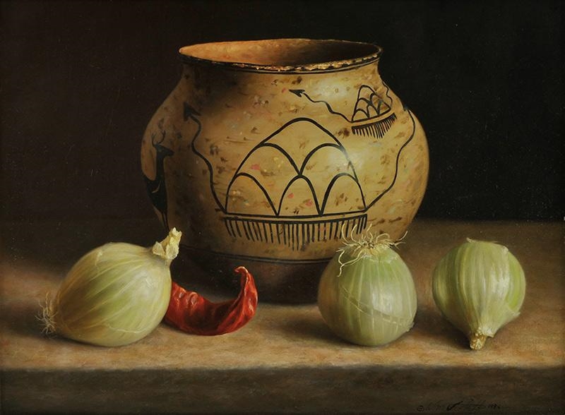 William Acheff | Rain Clouds and White Onions (1985) | MutualArt