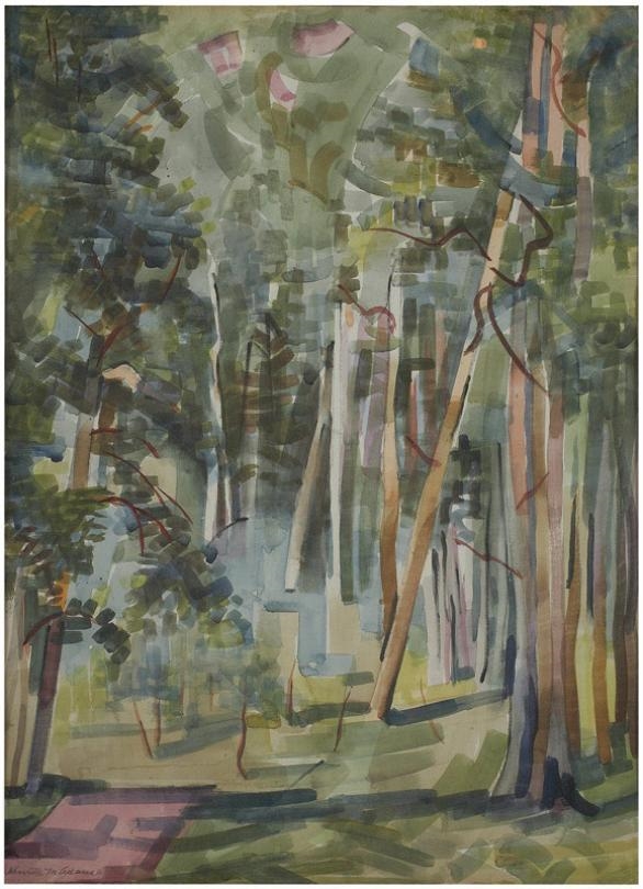 Kenneth Miller Adams | Aspen Forest | MutualArt