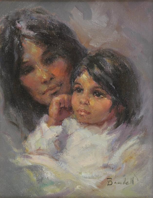Marilyn Bendell | Santa Clara Mother and Child | MutualArt