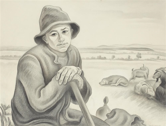 Unknown | The Shepherd and his Flock (1946) | MutualArt