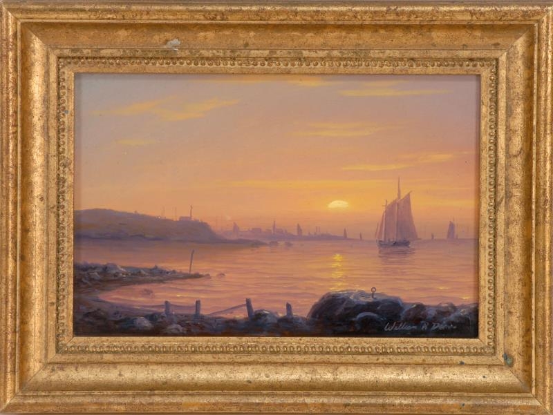 William R. Davis | Harbor Sunset (1990) | MutualArt