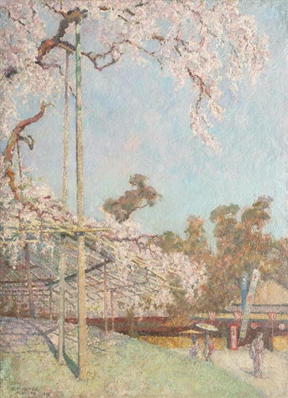 Samuel Mutzner | Kyoto Spring (1915) | MutualArt