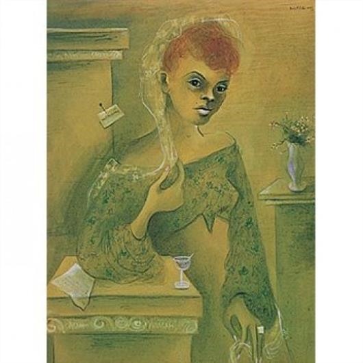 Karl Priebe | Portrait of Billie Holliday (1942) | MutualArt