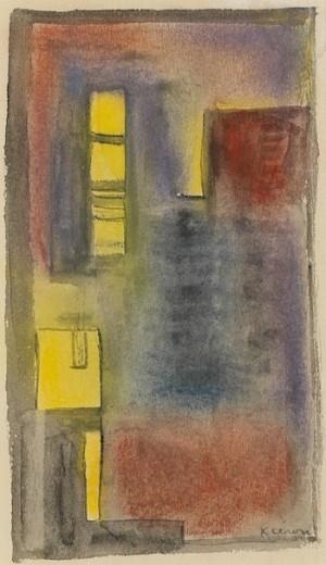 Jean Xcéron | 2 Works: Compositions: 21A; 21B (1949) | MutualArt