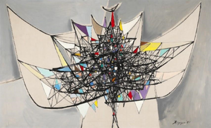 Richard Koppe | Winged Web (1951) | MutualArt