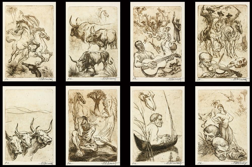 Marcel Chirnoaga | 9 works: Ex libris | MutualArt