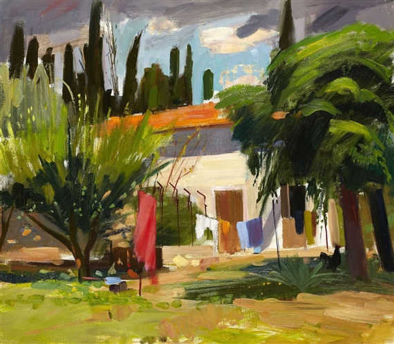 John Cunningham | French Garden | MutualArt