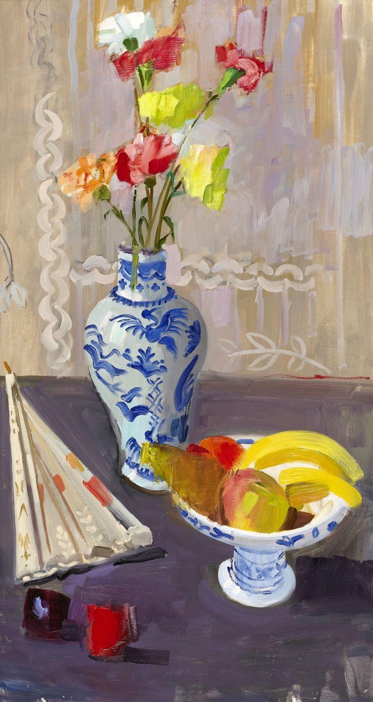 John Cunningham | Still Life With Chinese Vase | MutualArt