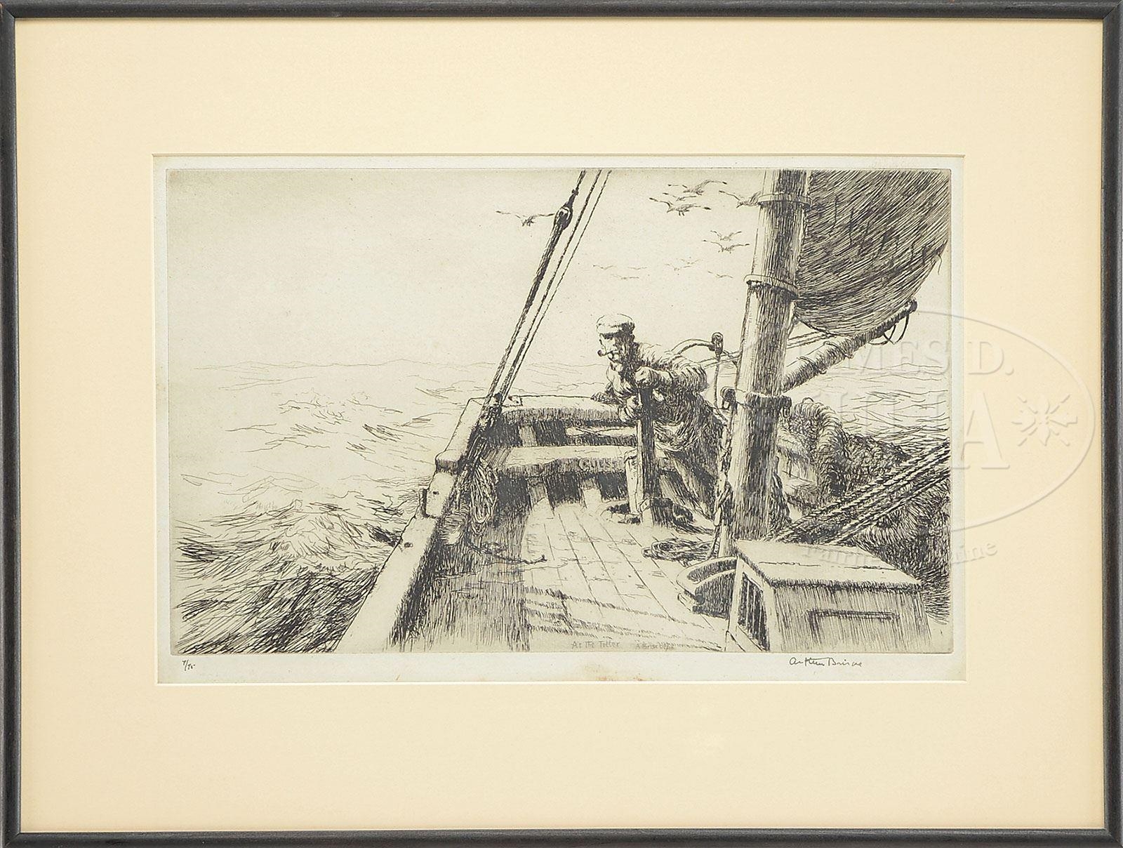 Arthur Briscoe | AT THE TILLER | MutualArt