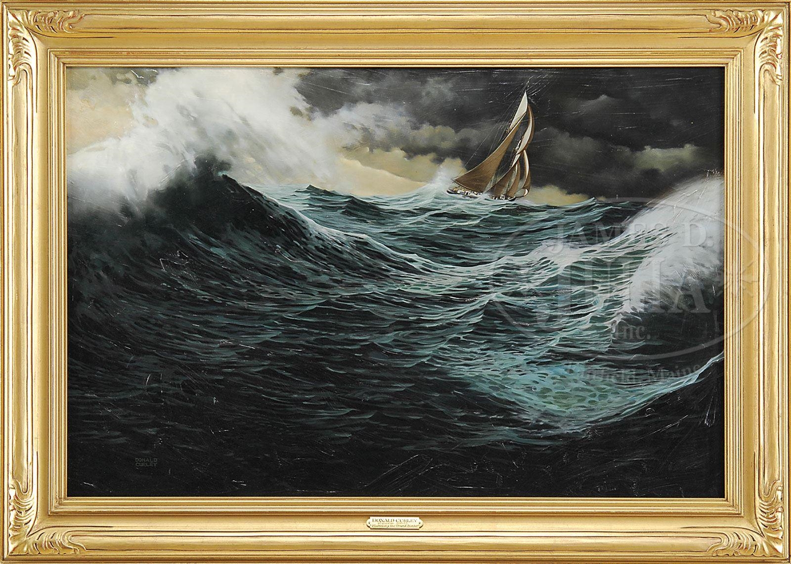 Donald Curley | RUNNING THE GRAND BANKS (1973) | MutualArt