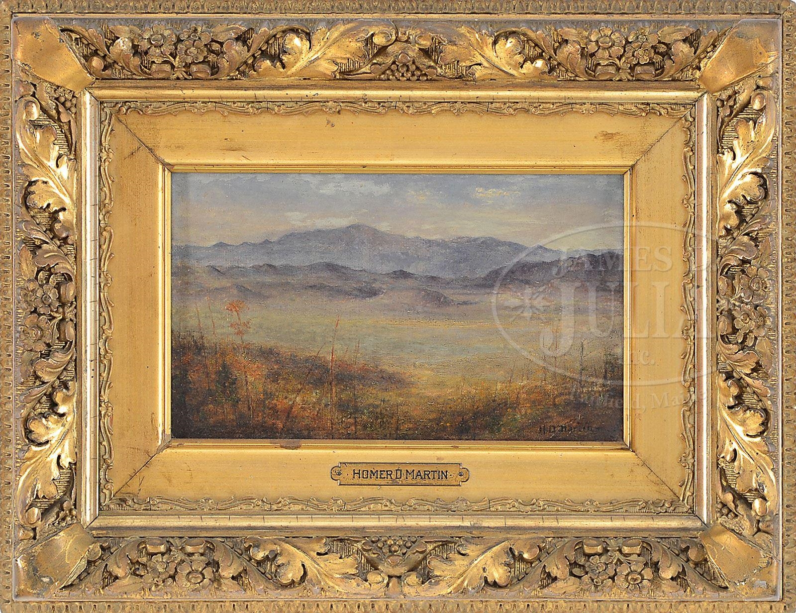 Homer Dodge Martin | A VIEW OF THE HILLS | MutualArt