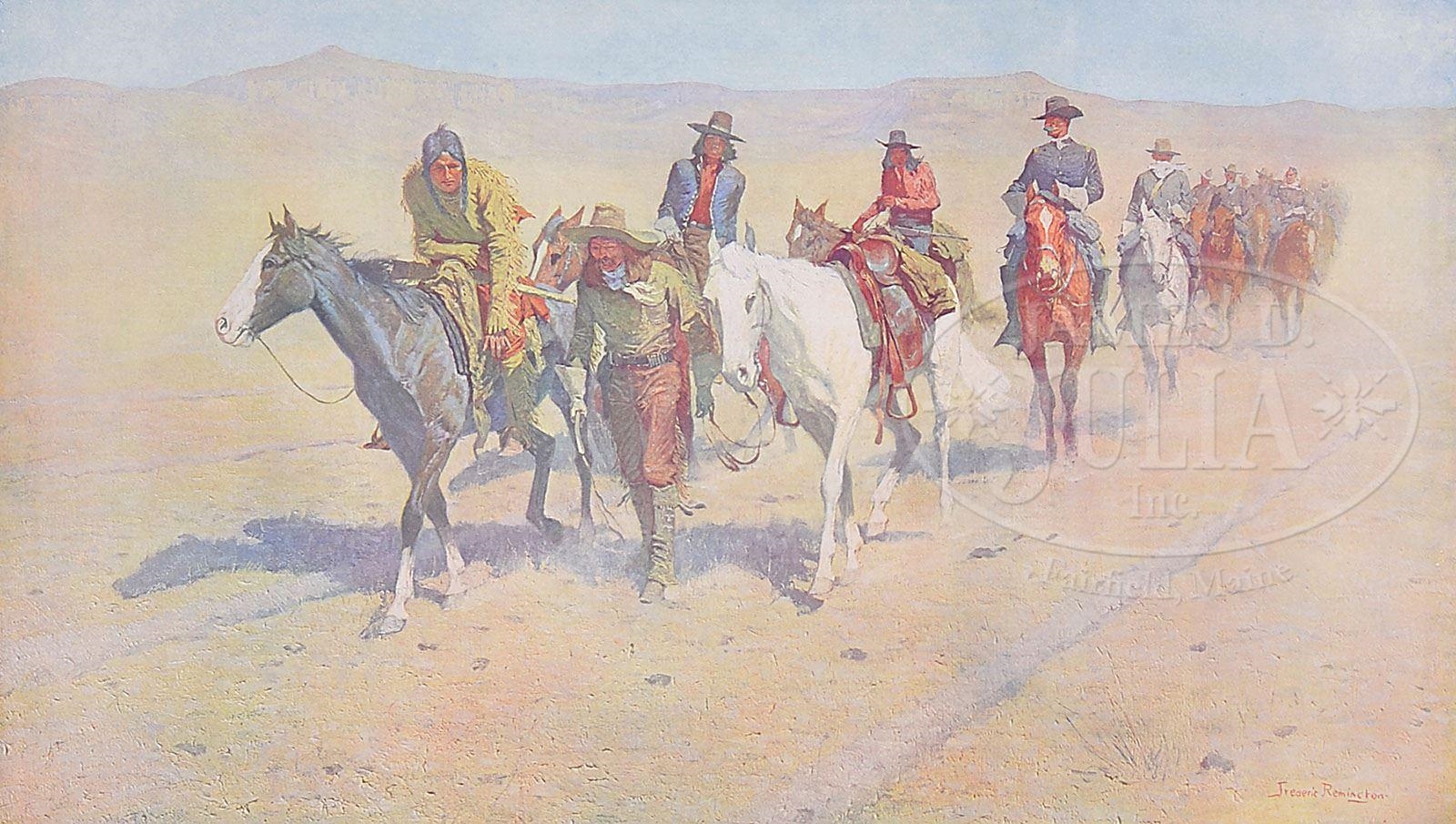Frederic Remington | SIX REMINGTON PAINTING IN COLOR (PORTFOLIO OF SIX ...